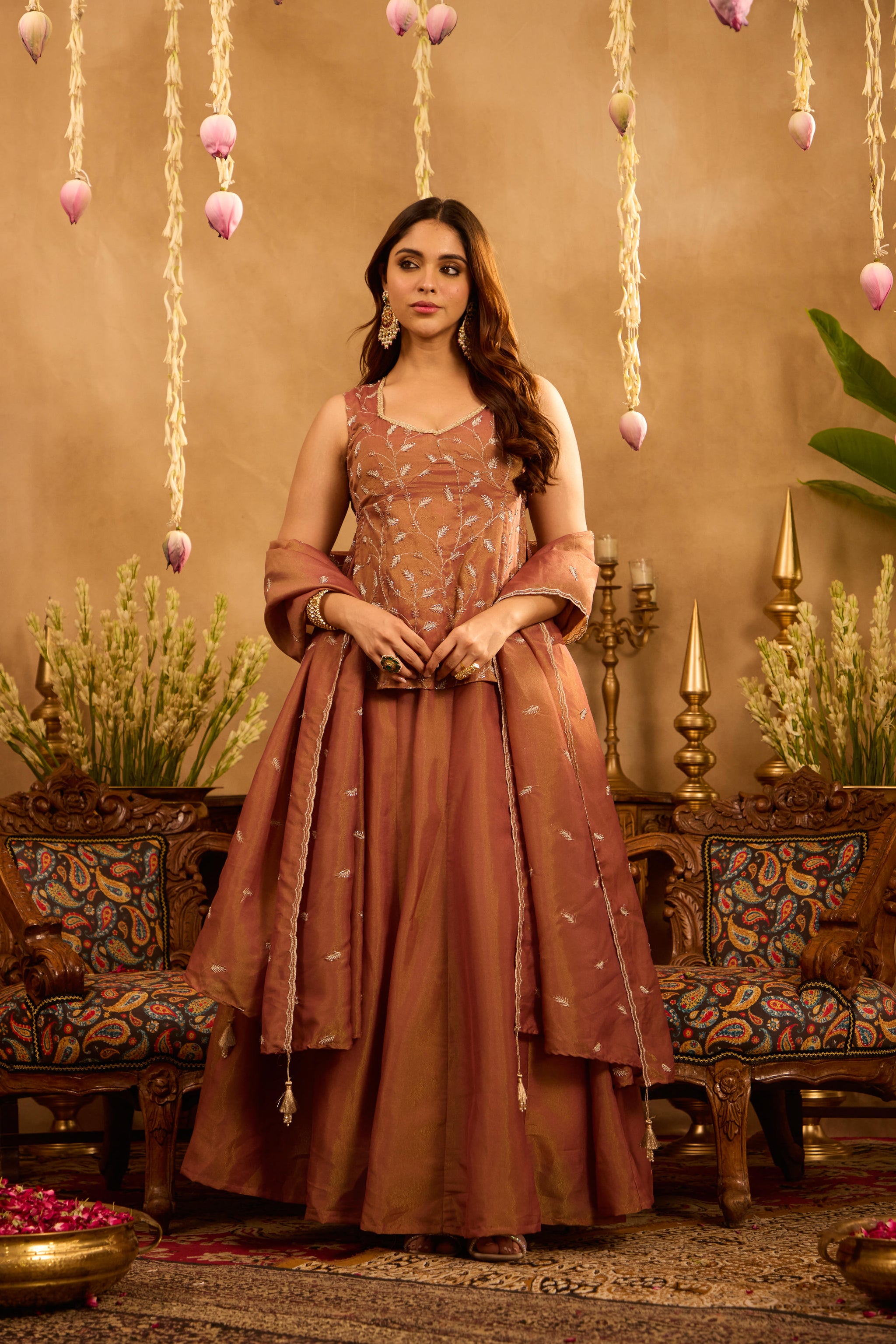 Mastaani Autumn Dust Lehenga Set