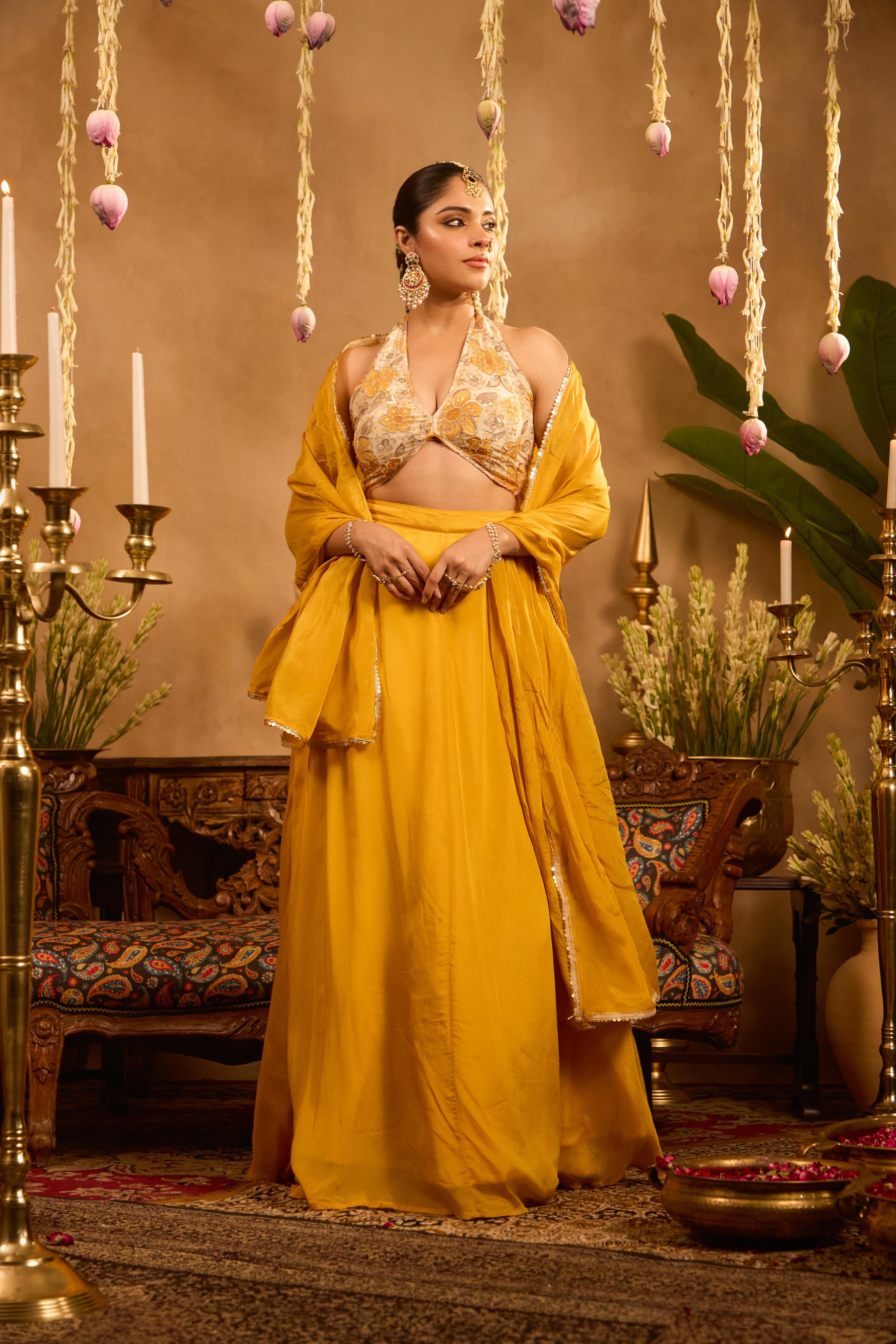 Mastaani Haldi Bloom Lehenga Set