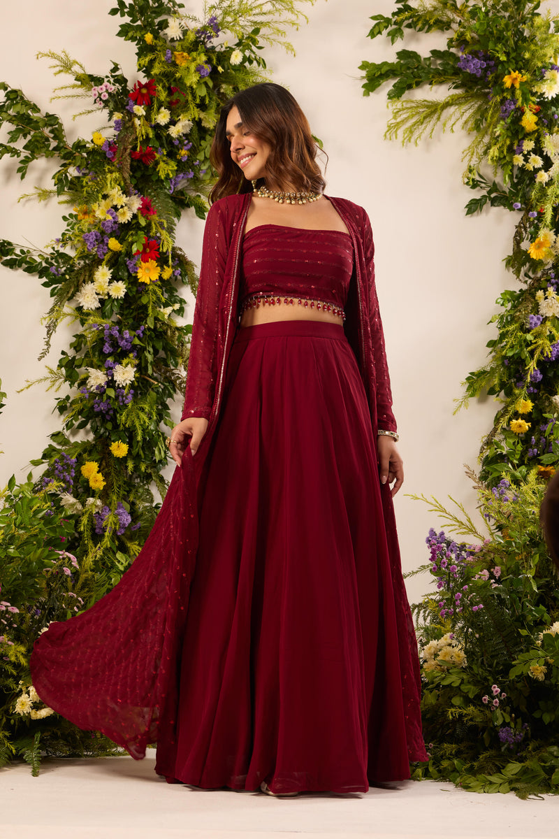 Mastaani Ruby Overlay Set